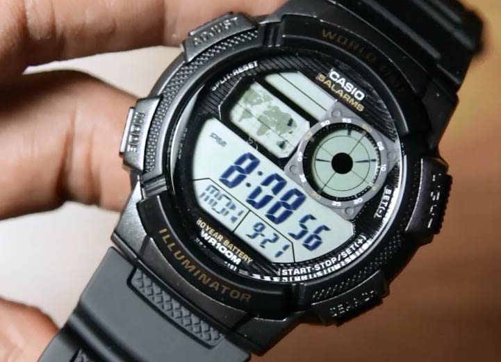 Review Casio AE-1000W-1AV, jam “murah” dengan tampilan yang modern ...
