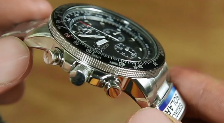 SEIKO CHRONOGRAPH SSC009 SOLAR BLACK DIAL – indowatch.co.id