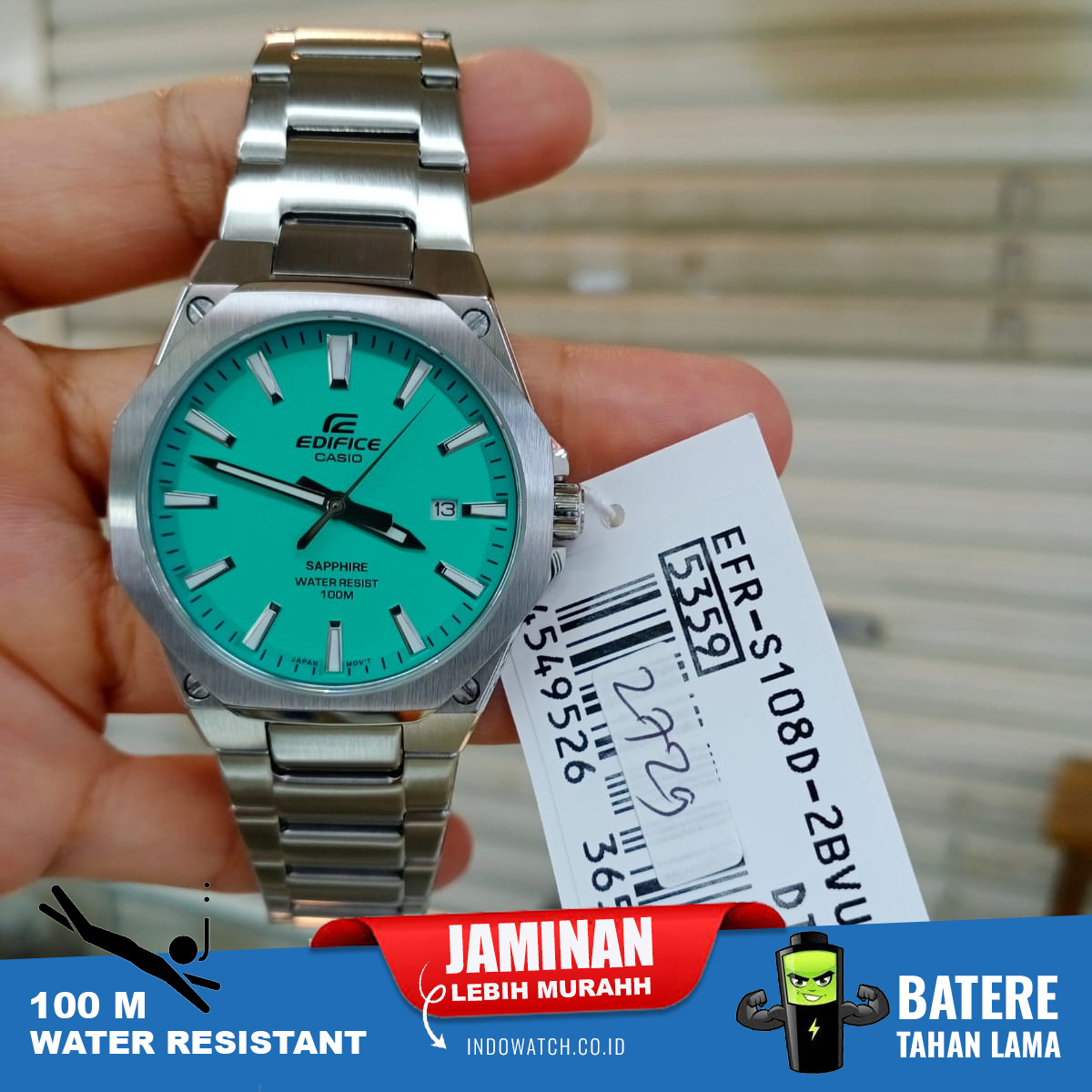 Casio Edifice EFR-S108D-2BV – indowatch.co.id